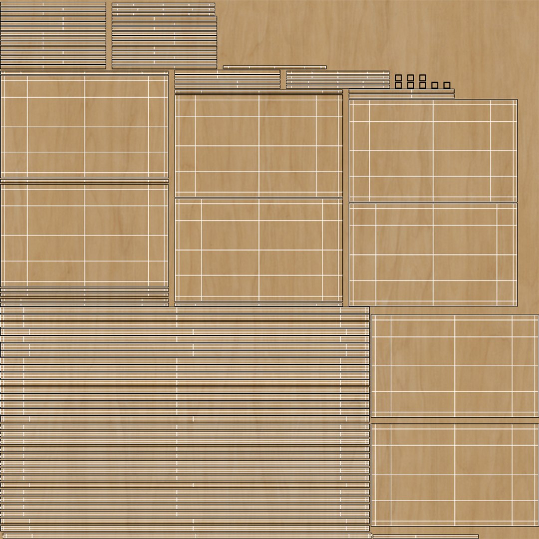 3D Model Warehouse Wooden Racks - TurboSquid 2305666