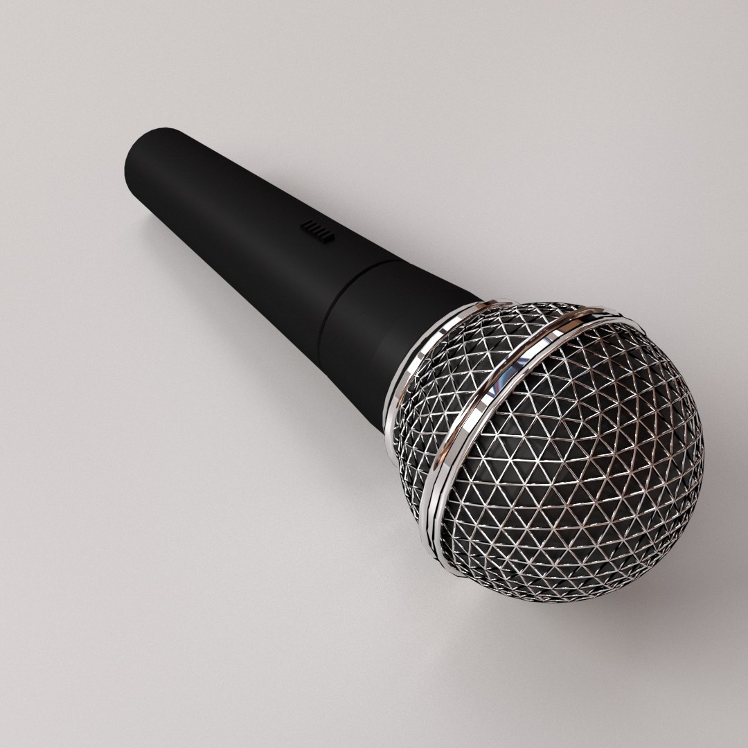 Microphone Mic 3D Model - TurboSquid 1637530