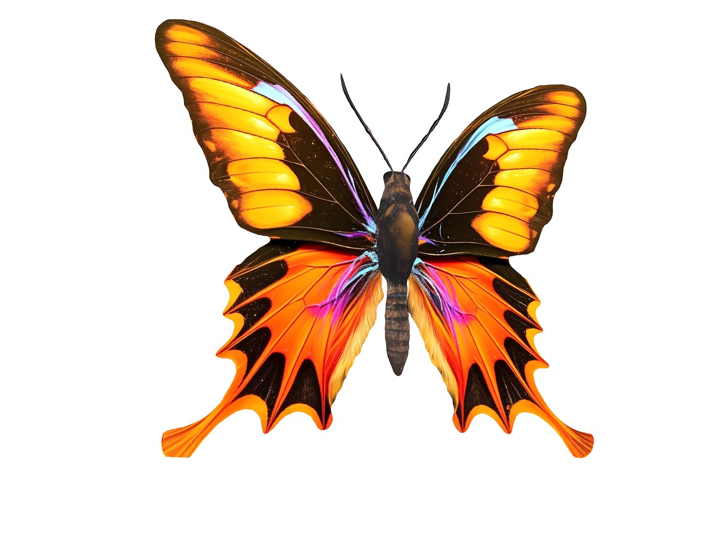 3D Model Butterflies Pack - TurboSquid 2151190