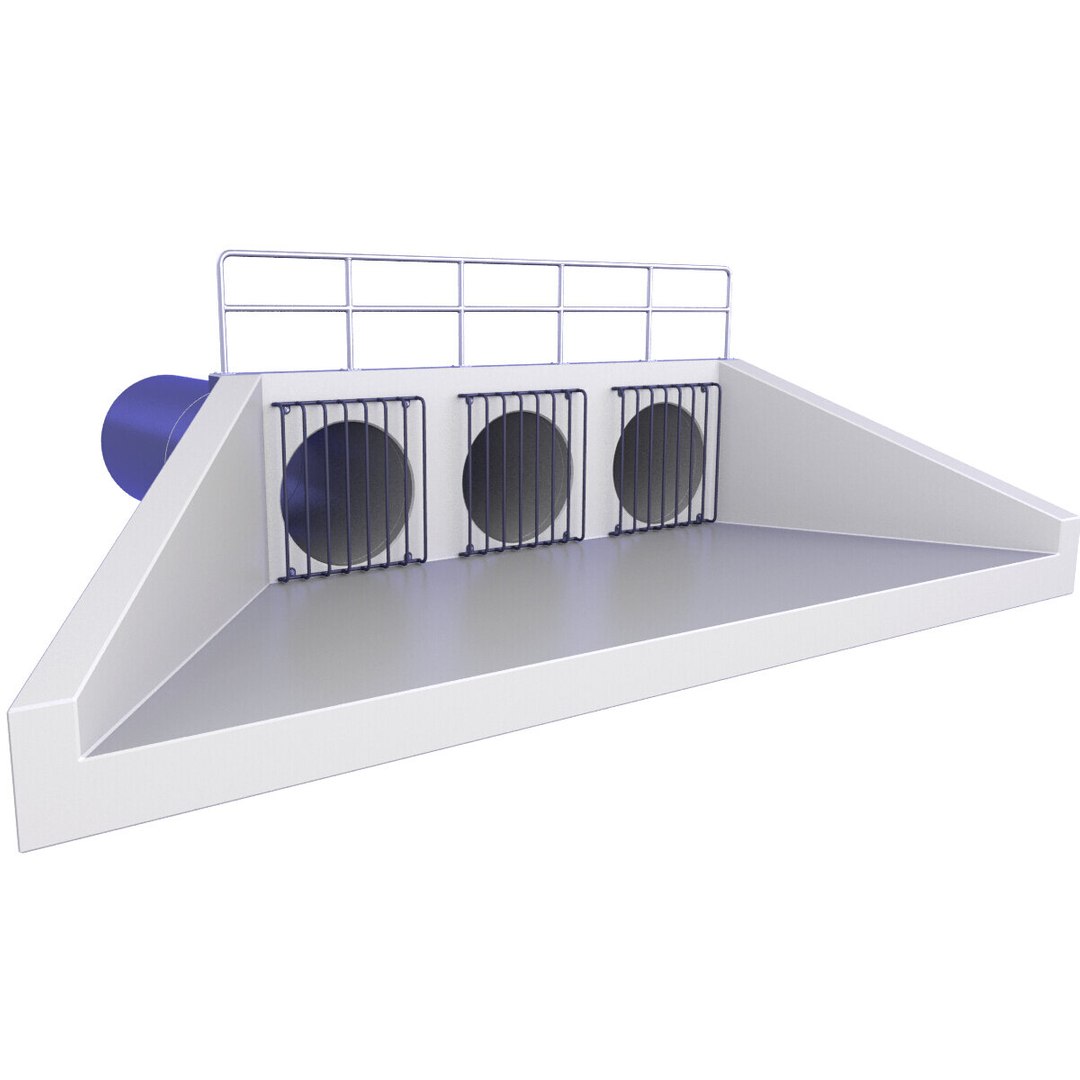 3D Concrete Storm Drain Outlet Pipe 34 - TurboSquid 1979988