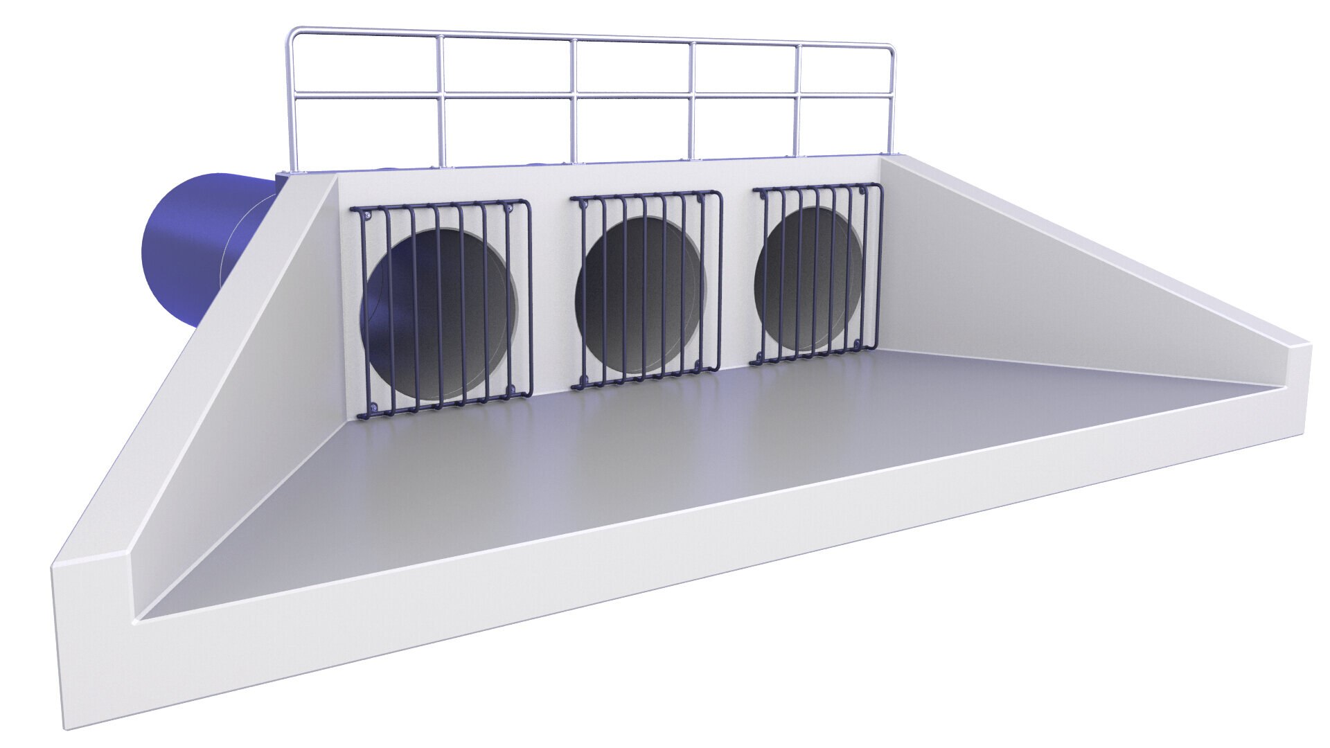 3D Concrete Storm Drain Outlet Pipe 34 - TurboSquid 1979988