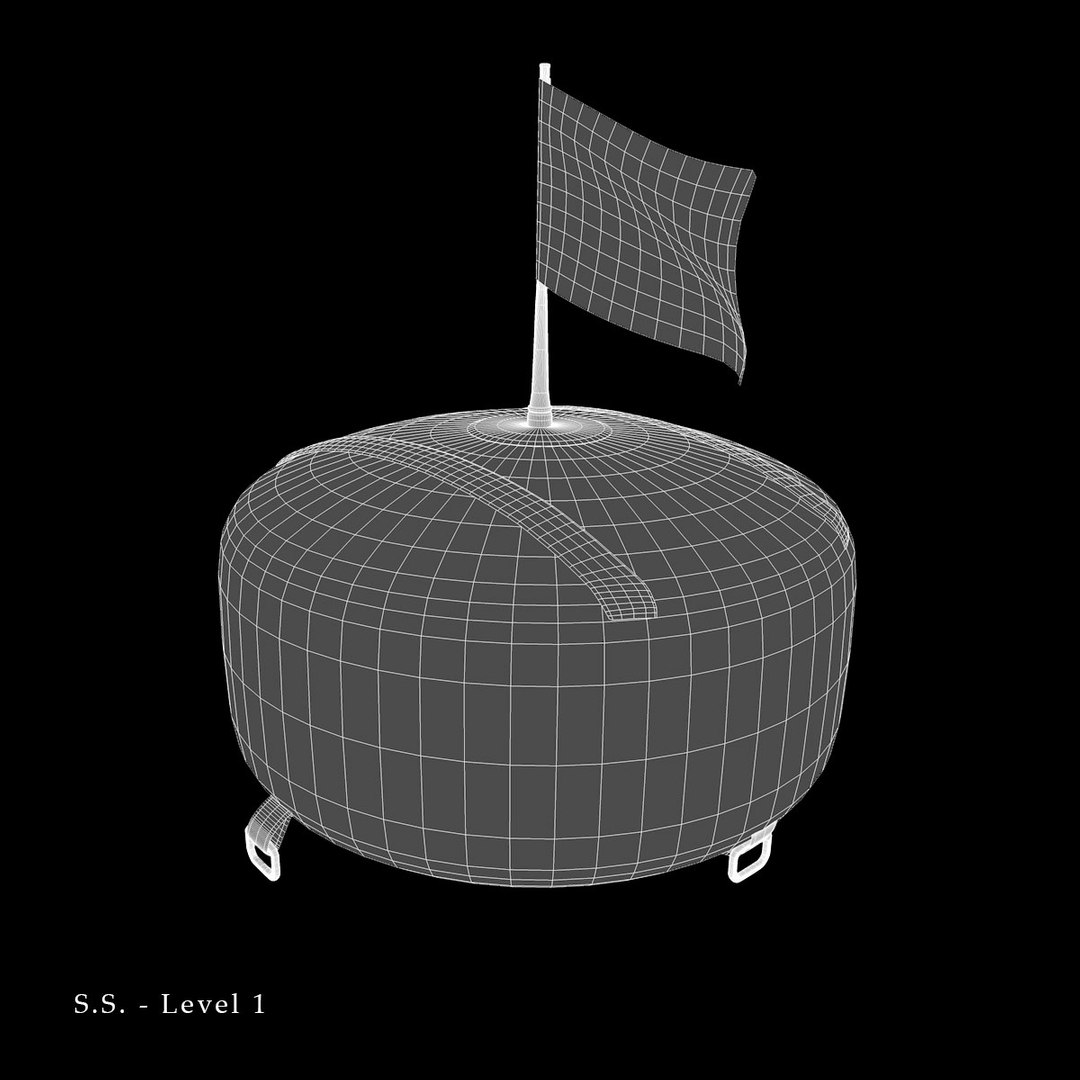 3d Scuba Buoy Model
