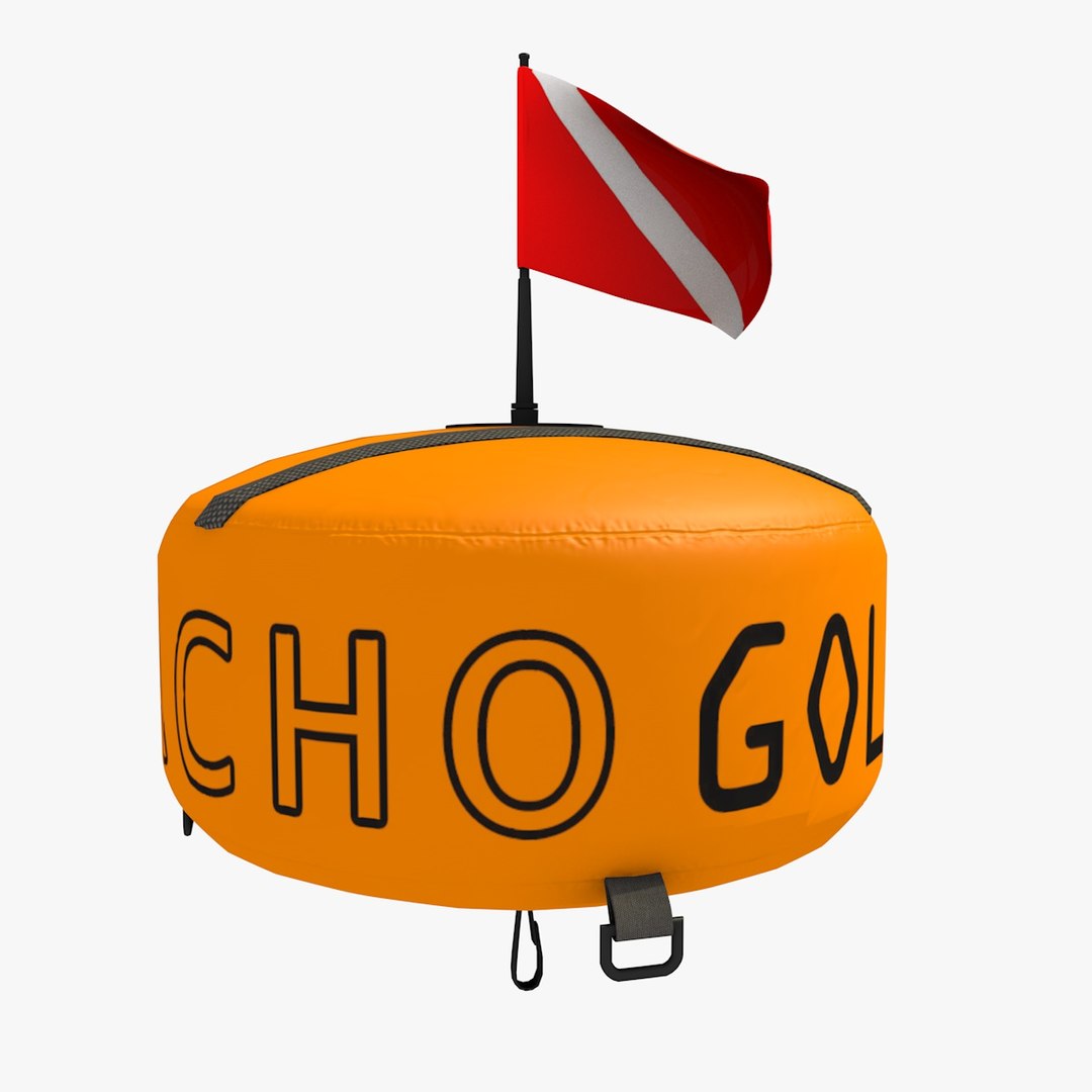 3d Scuba Buoy Model