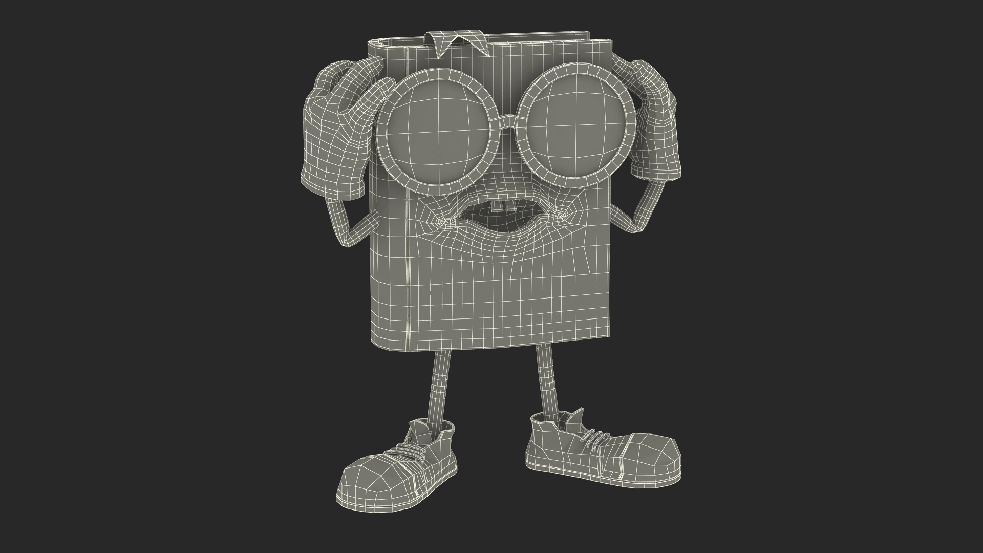 Blue Book Character Weary Pose 3D Model - TurboSquid 2128321