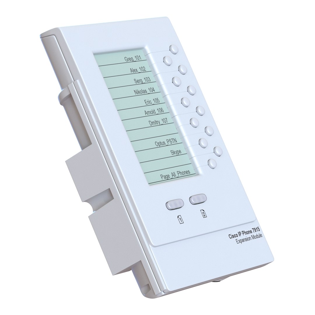 3d Cisco 7915 Expansion Module