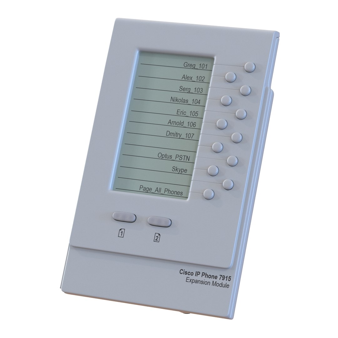 3d Cisco 7915 Expansion Module