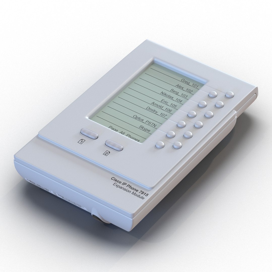 3d Cisco 7915 Expansion Module