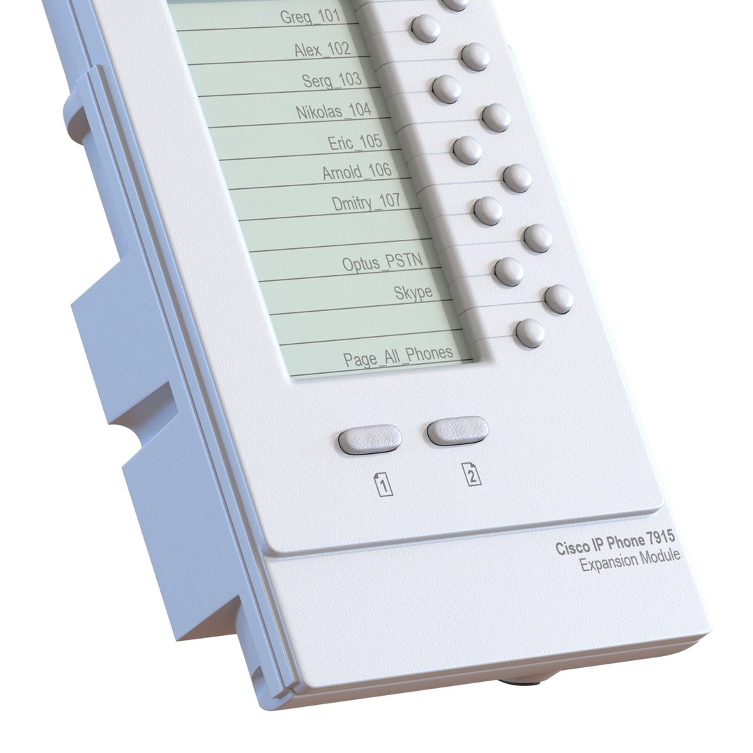 3d Cisco 7915 Expansion Module