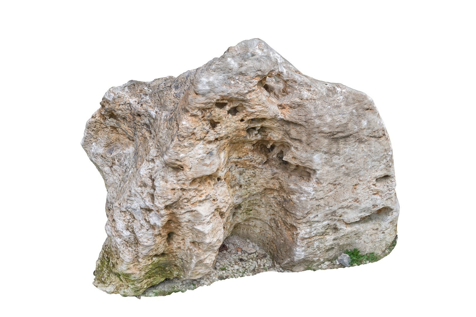 3d Model Of Dolomite Rock Scan Hd