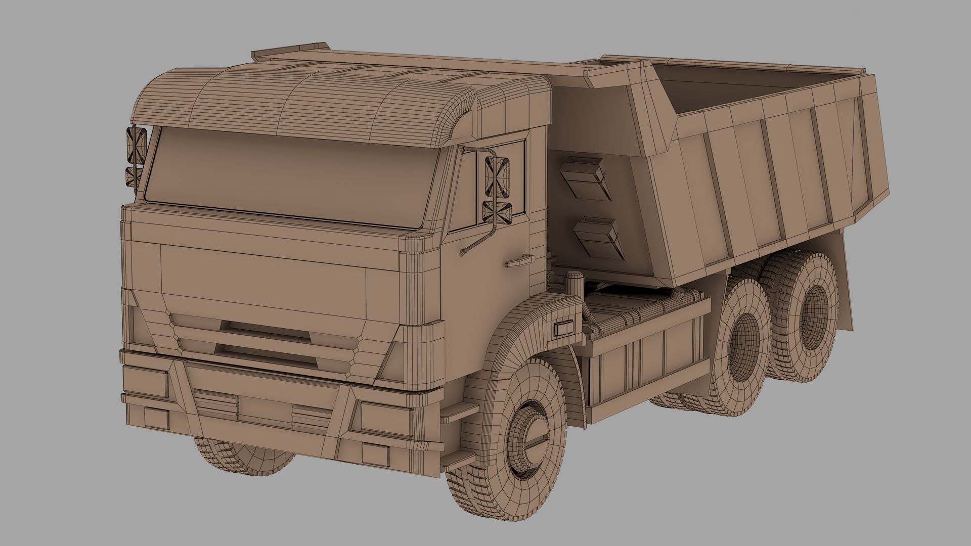 3D Model Vintage Dump Truck - TurboSquid 1966999