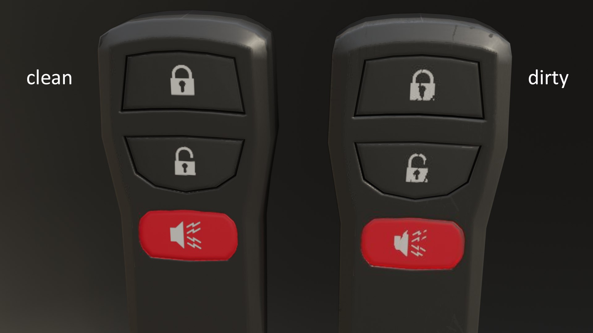 Car Key 3D Model - TurboSquid 1649604