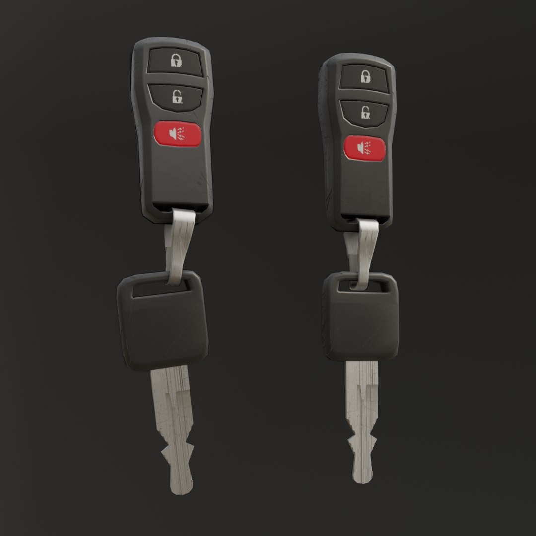 Car key 3D model - TurboSquid 1649604