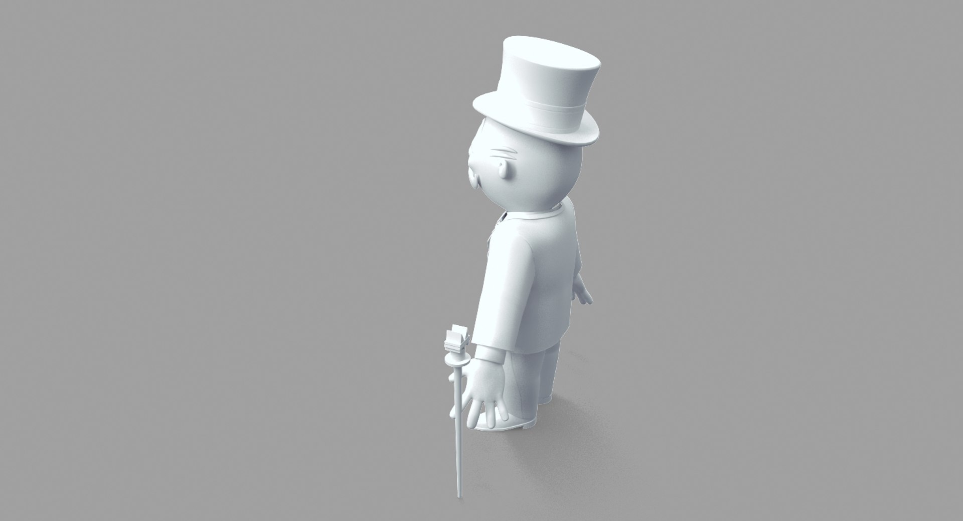 3D mr monopoly model - TurboSquid 1157355