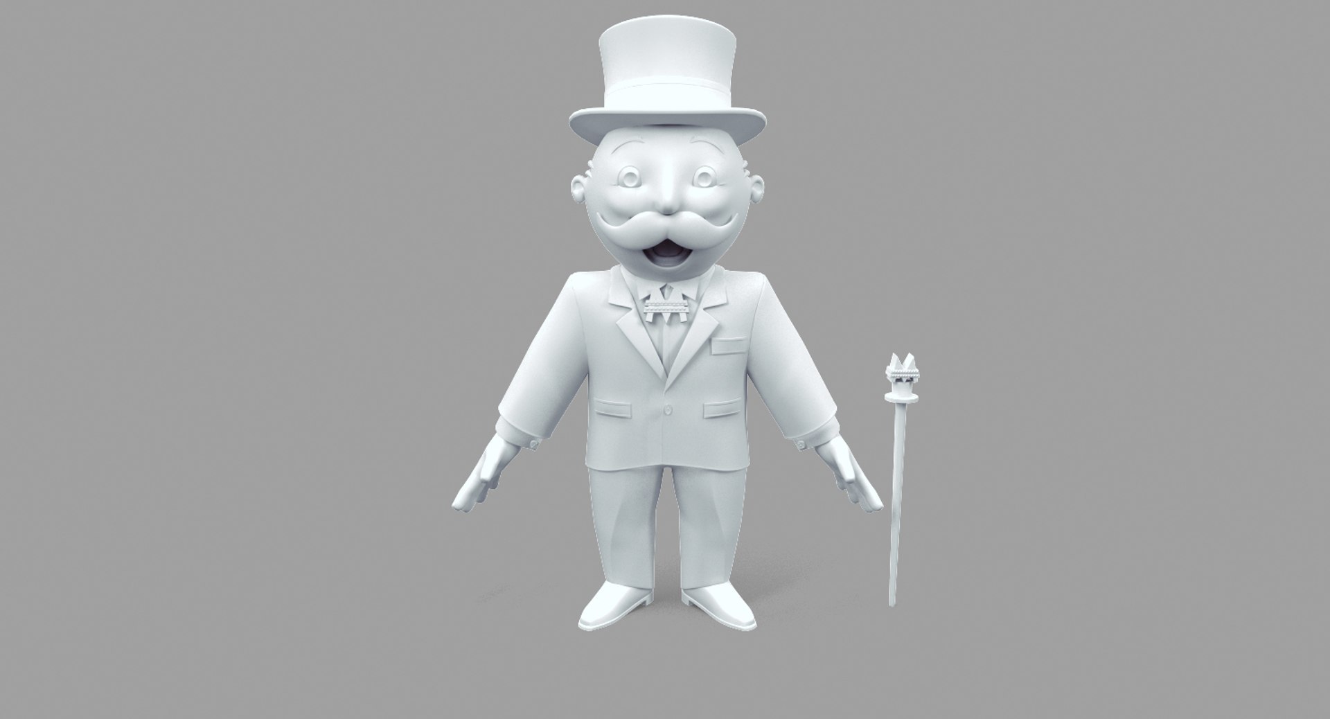 3D mr monopoly model - TurboSquid 1157355