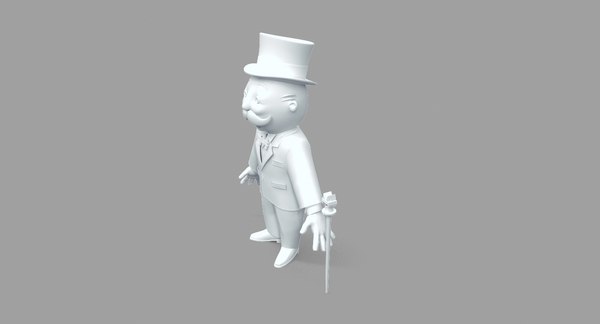 3D mr monopoly model - TurboSquid 1157355