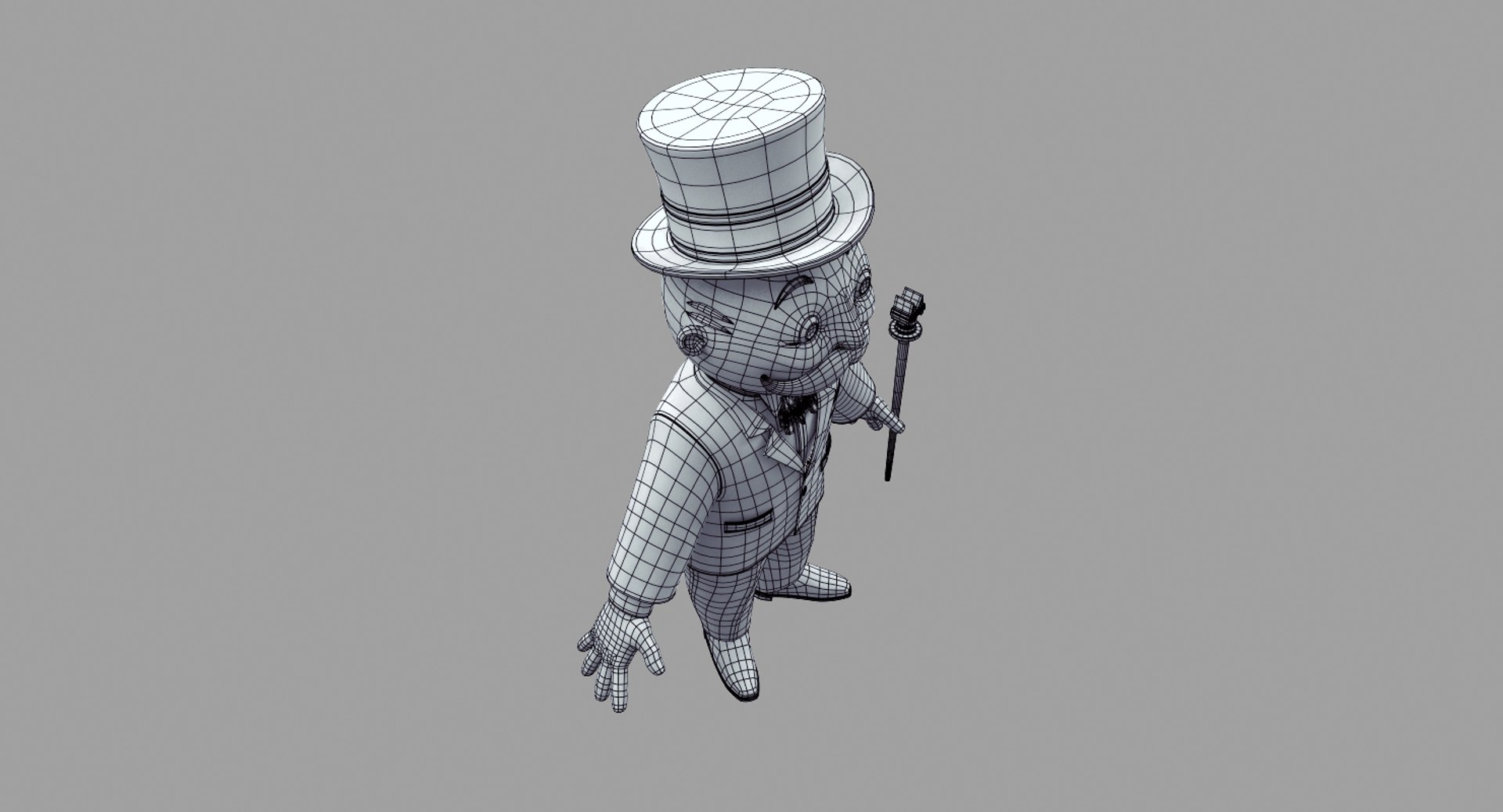 3D Mr Monopoly Model - TurboSquid 1157355