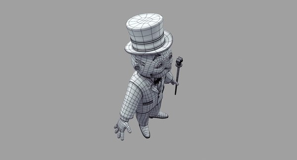 3D mr monopoly model - TurboSquid 1157355