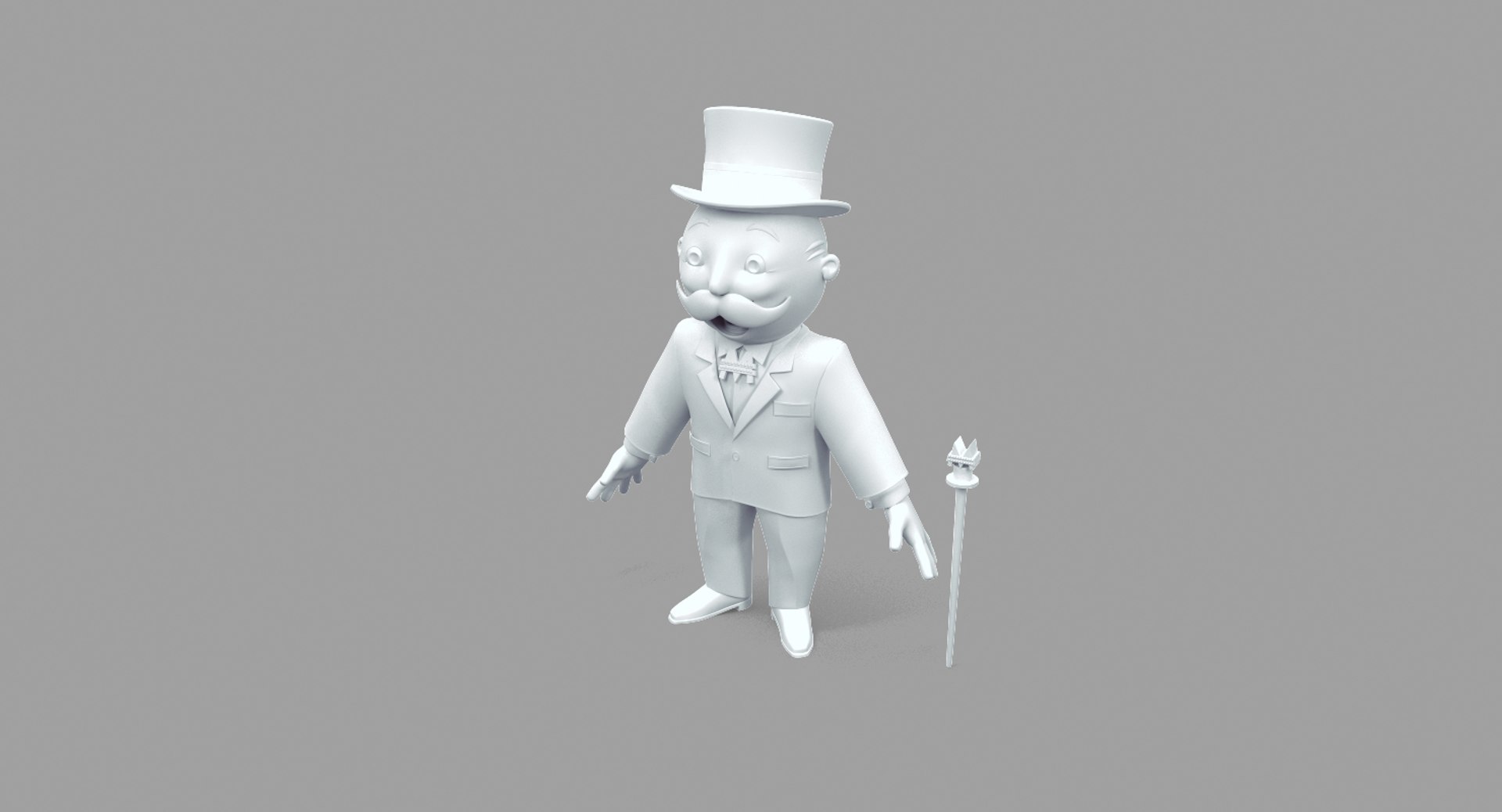 3D mr monopoly model - TurboSquid 1157355