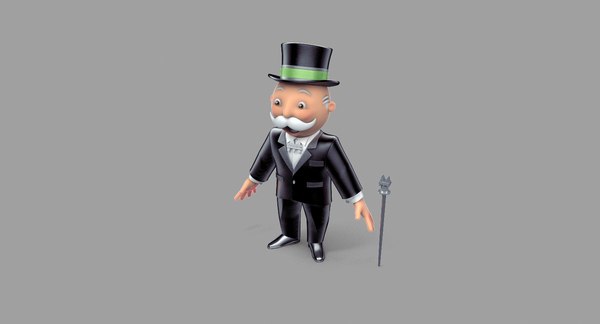 3D mr monopoly model - TurboSquid 1157355