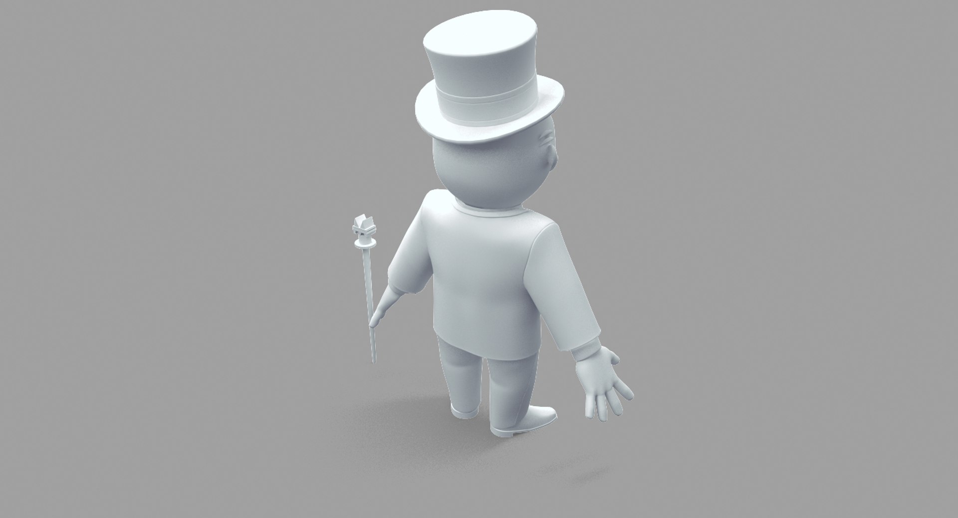 3D mr monopoly model - TurboSquid 1157355