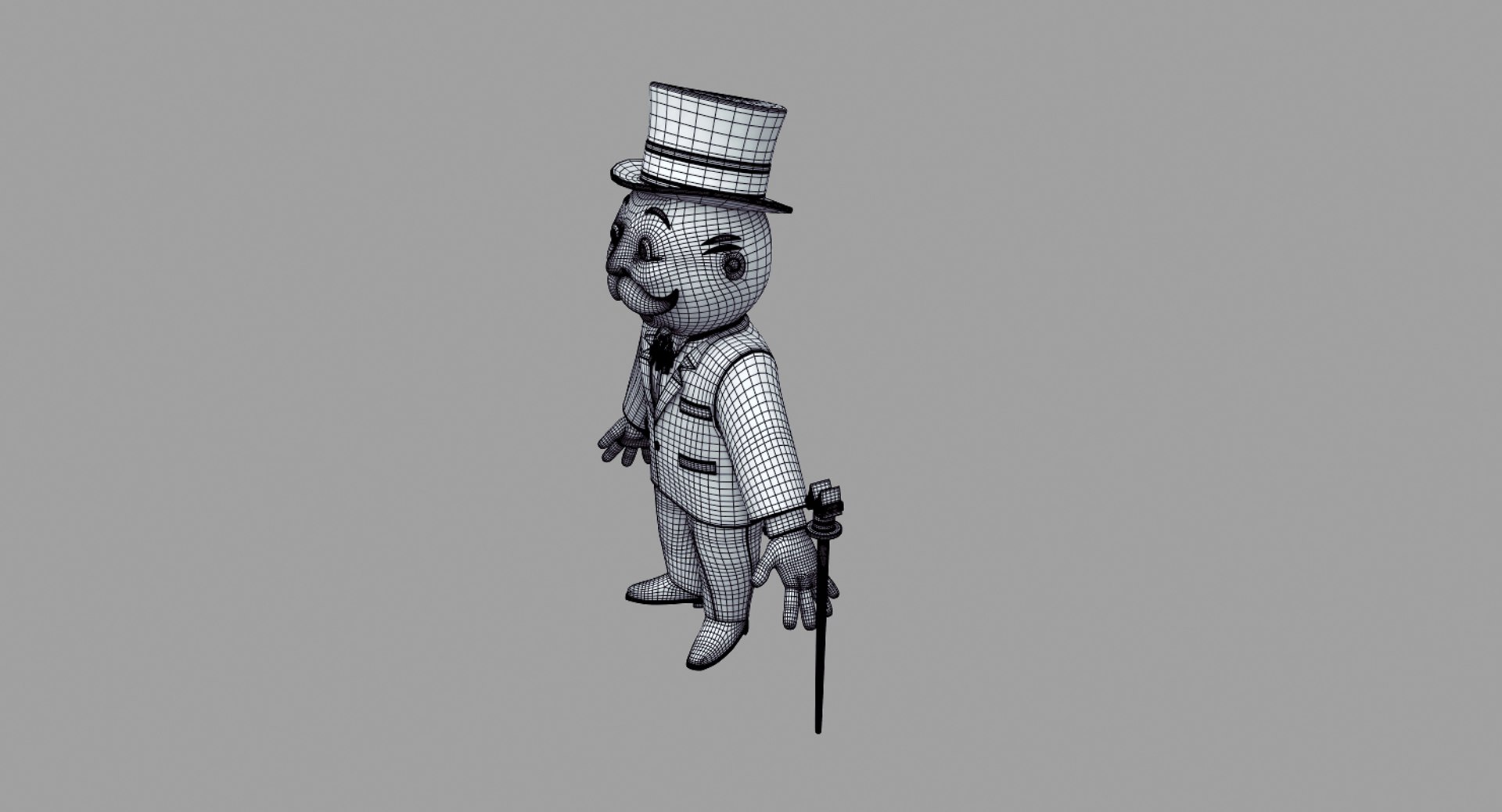 3D mr monopoly model - TurboSquid 1157355