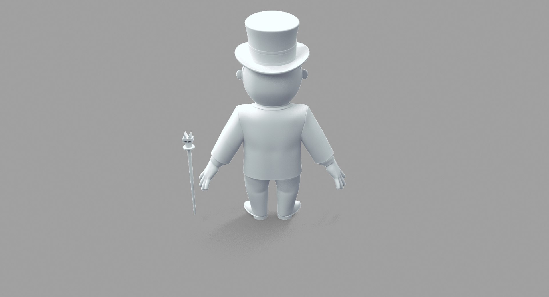 3D mr monopoly model - TurboSquid 1157355