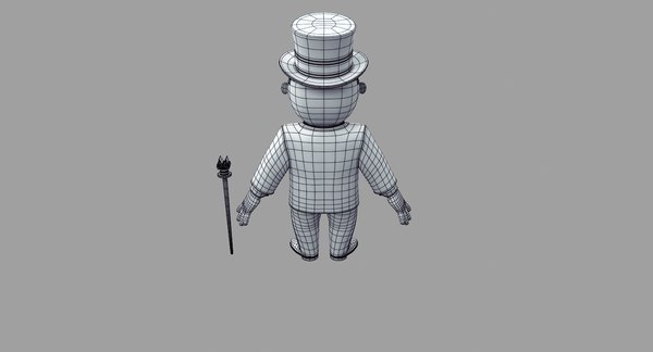 3D mr monopoly model - TurboSquid 1157355