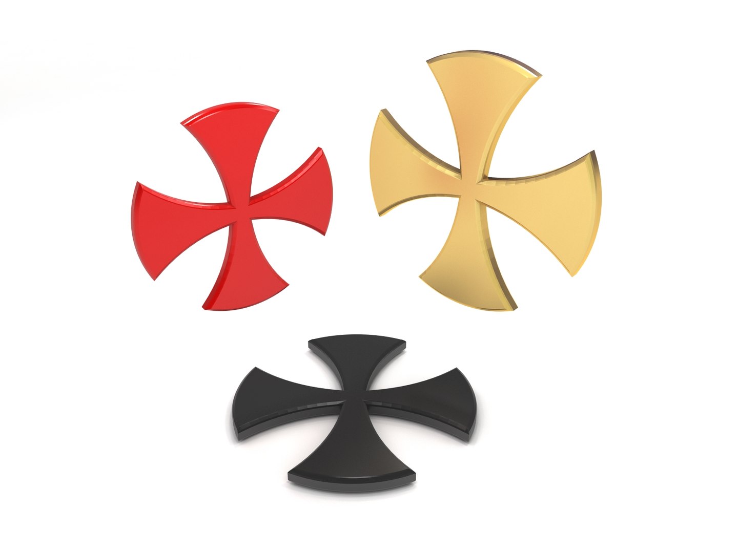 Cross Templars 3D Model - TurboSquid 1387205