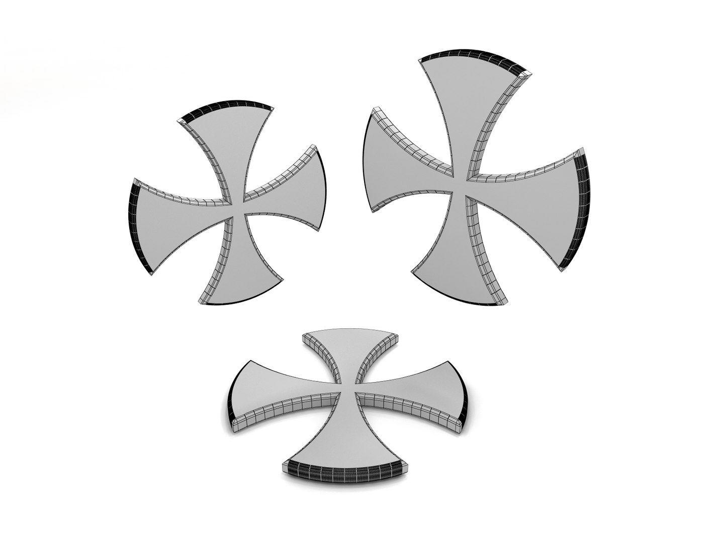 Cross Templars 3D Model - TurboSquid 1387205