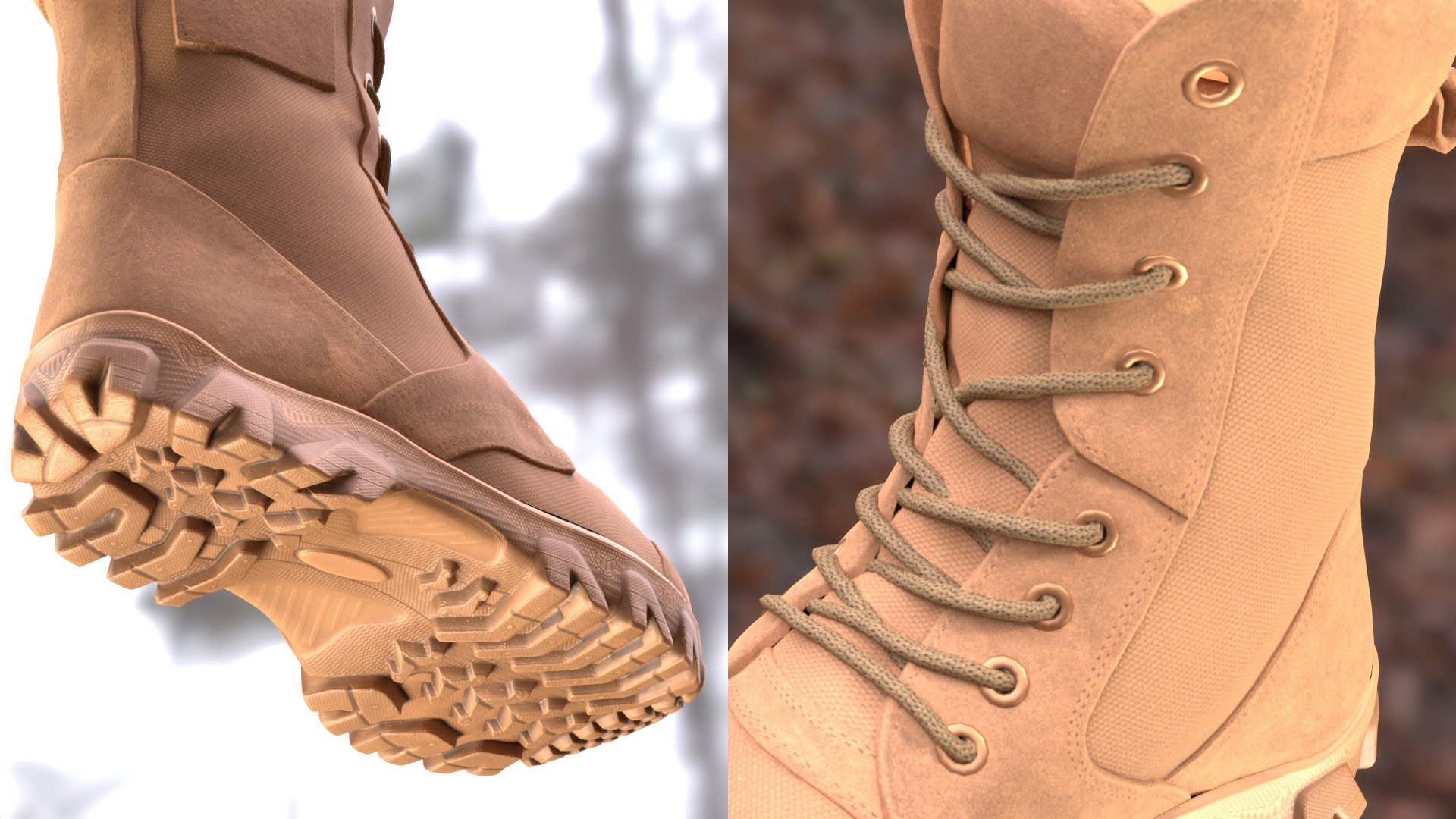 3D Tactical Boots 23 - All MH Bodies UE5 Skeletons - Rigged ...