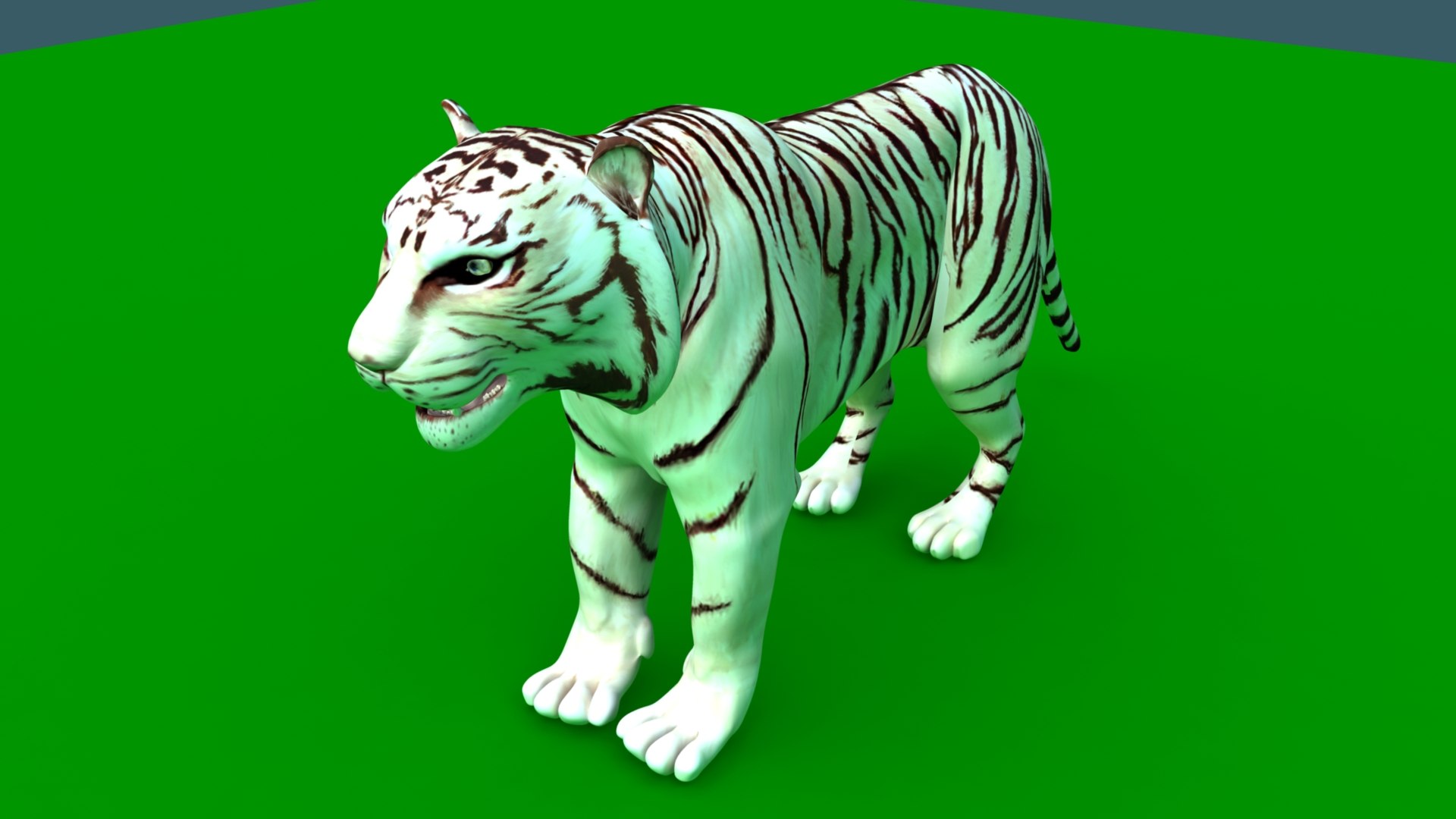3D White Tiger - TurboSquid 2191451