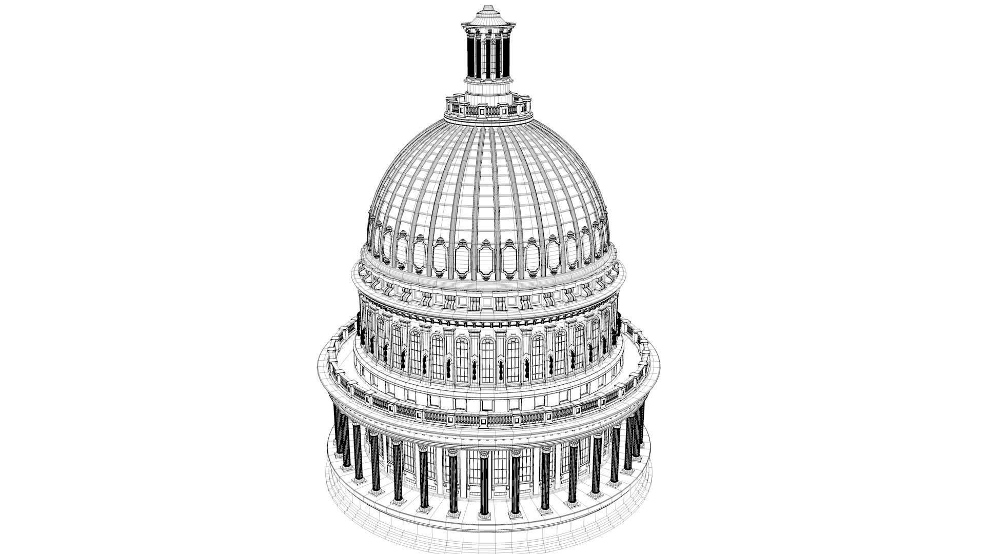United States Capitol Model - TurboSquid 1842807
