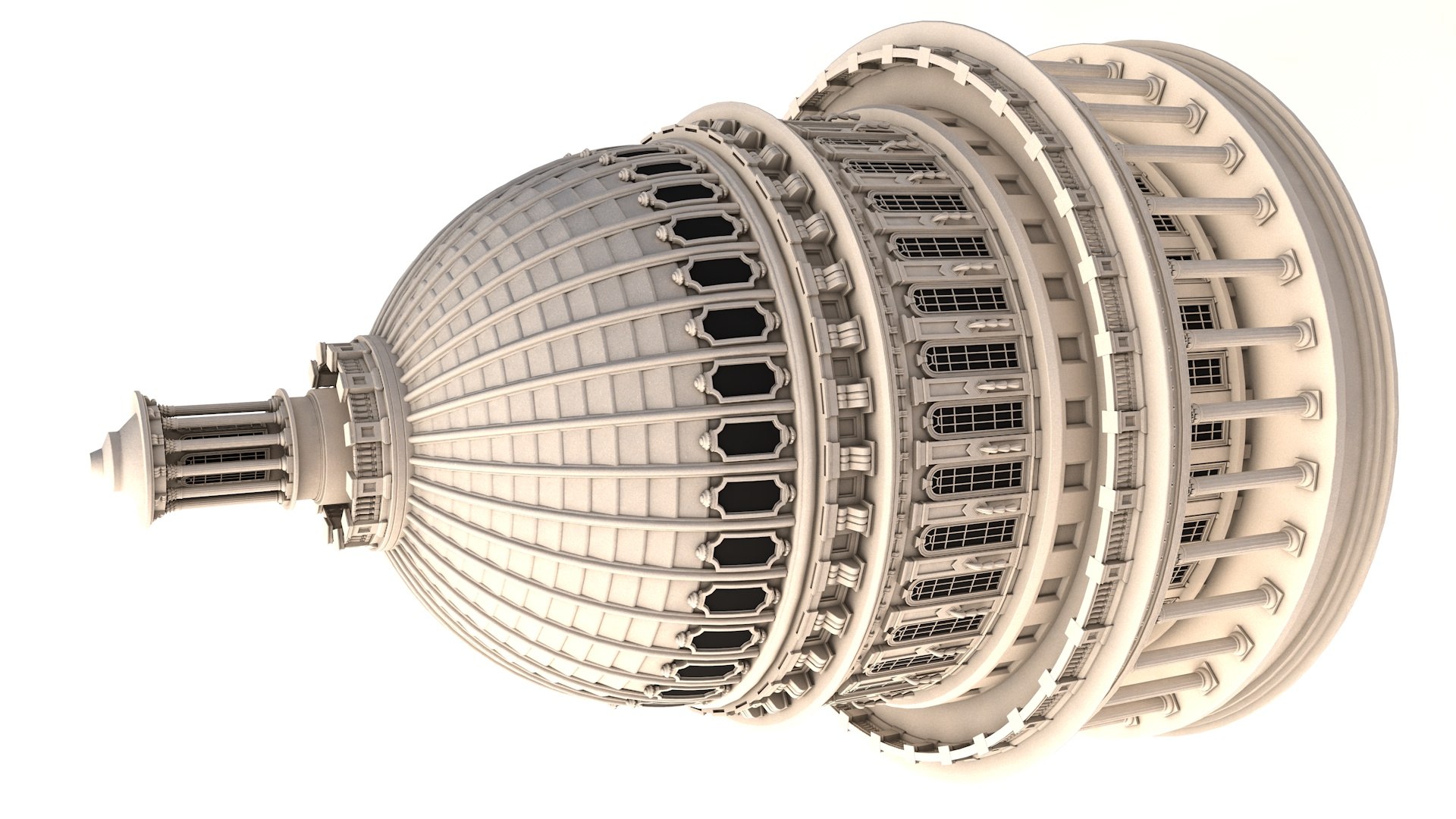 United States Capitol Model - TurboSquid 1842807