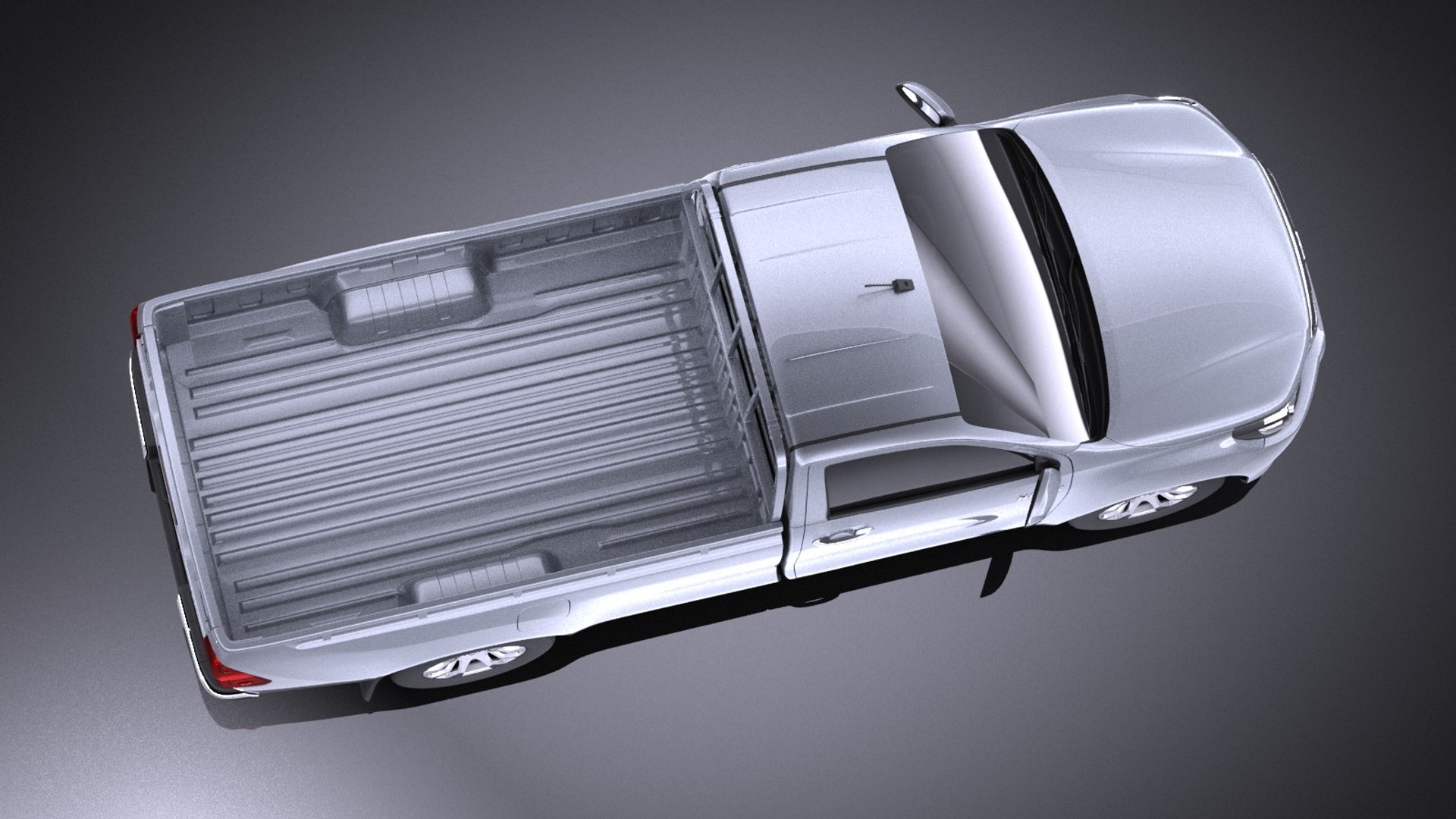 3D Model Toyota Single Cab - TurboSquid 1253017