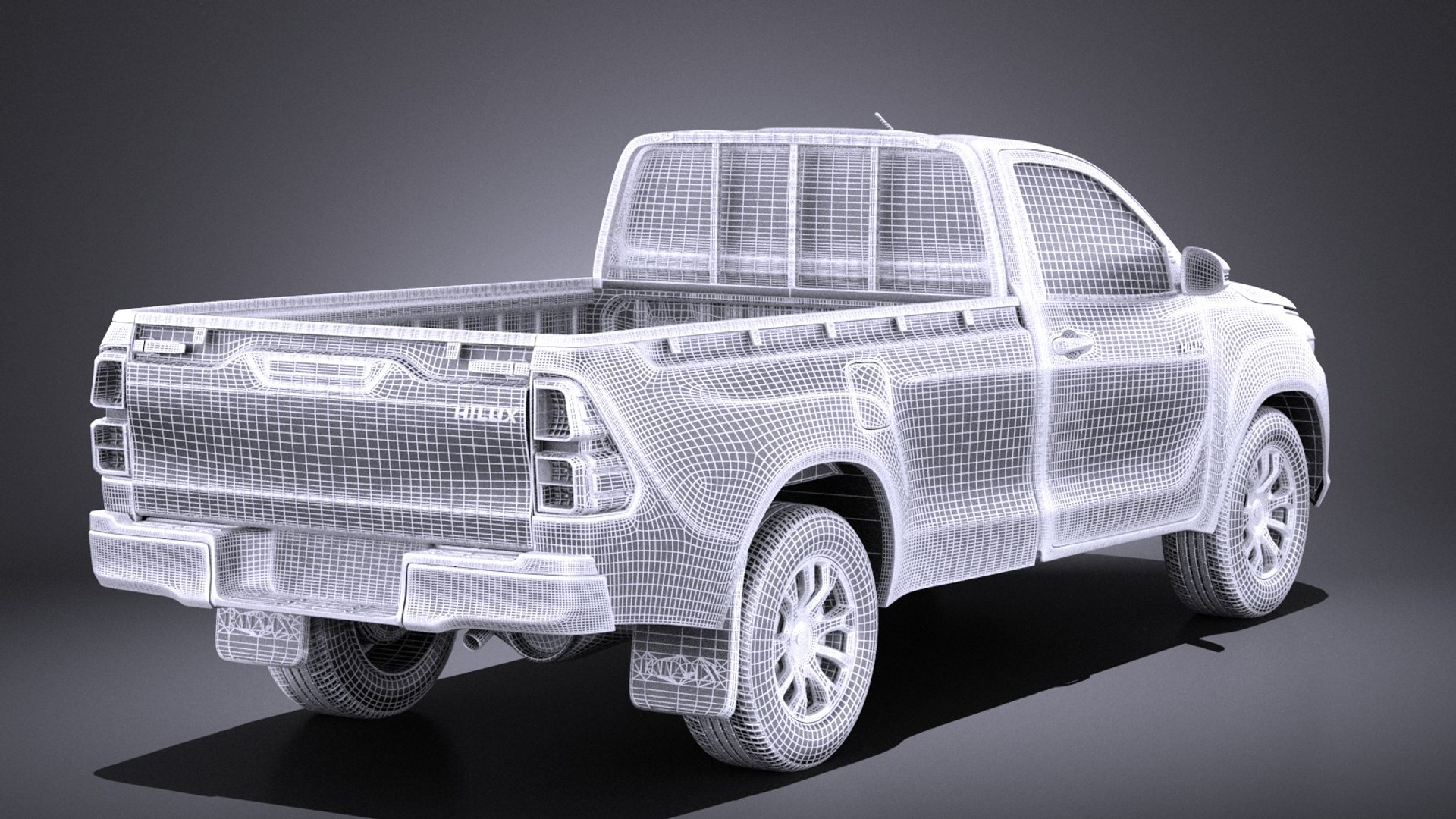 3D Model Toyota Single Cab - TurboSquid 1253017