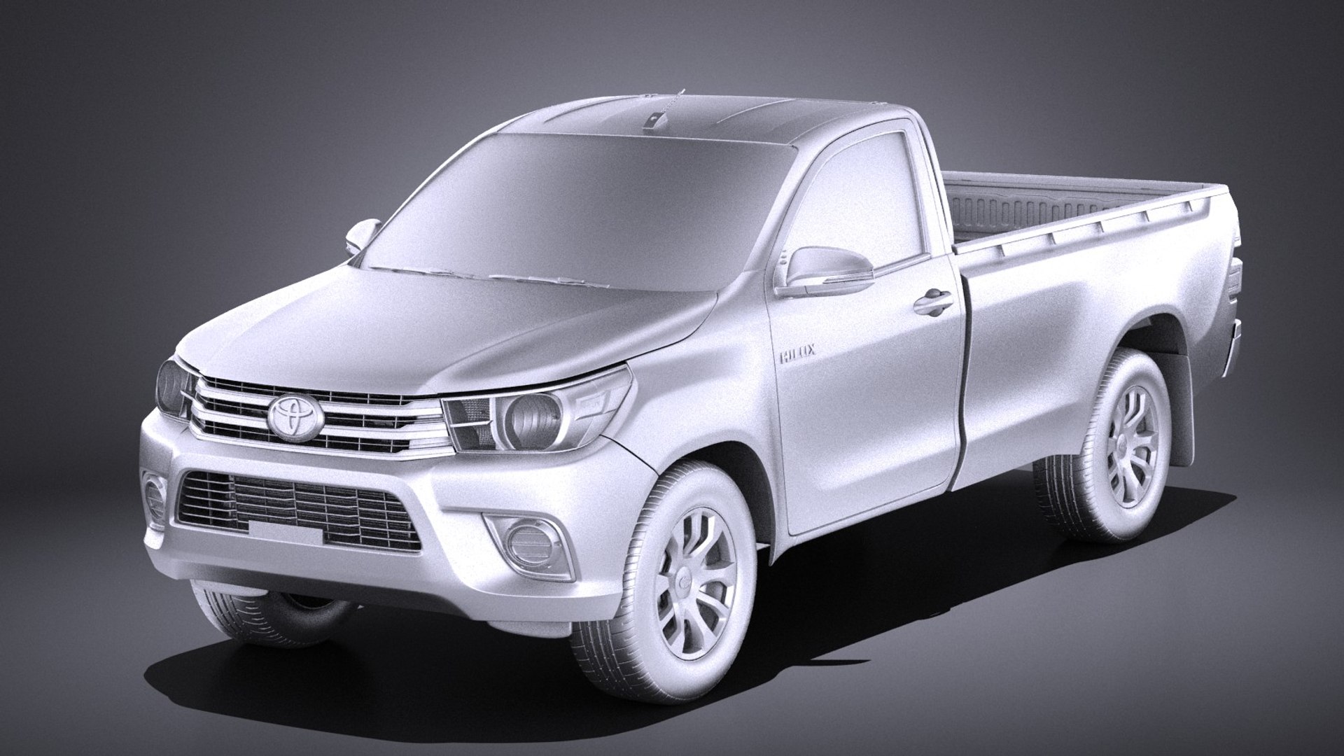 3D Model Toyota Single Cab - TurboSquid 1253017