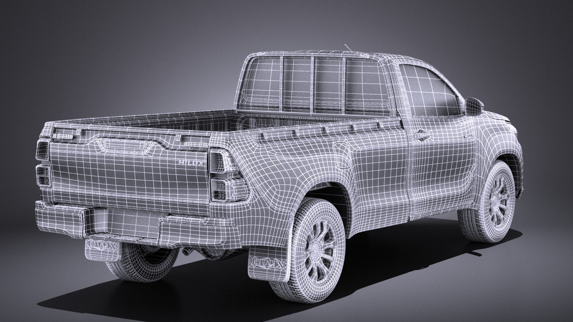 3D Model Toyota Single Cab - TurboSquid 1253017