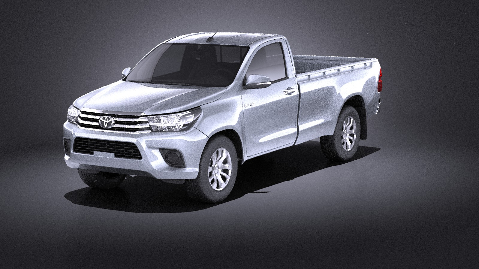 3D Model Toyota Single Cab - TurboSquid 1253017