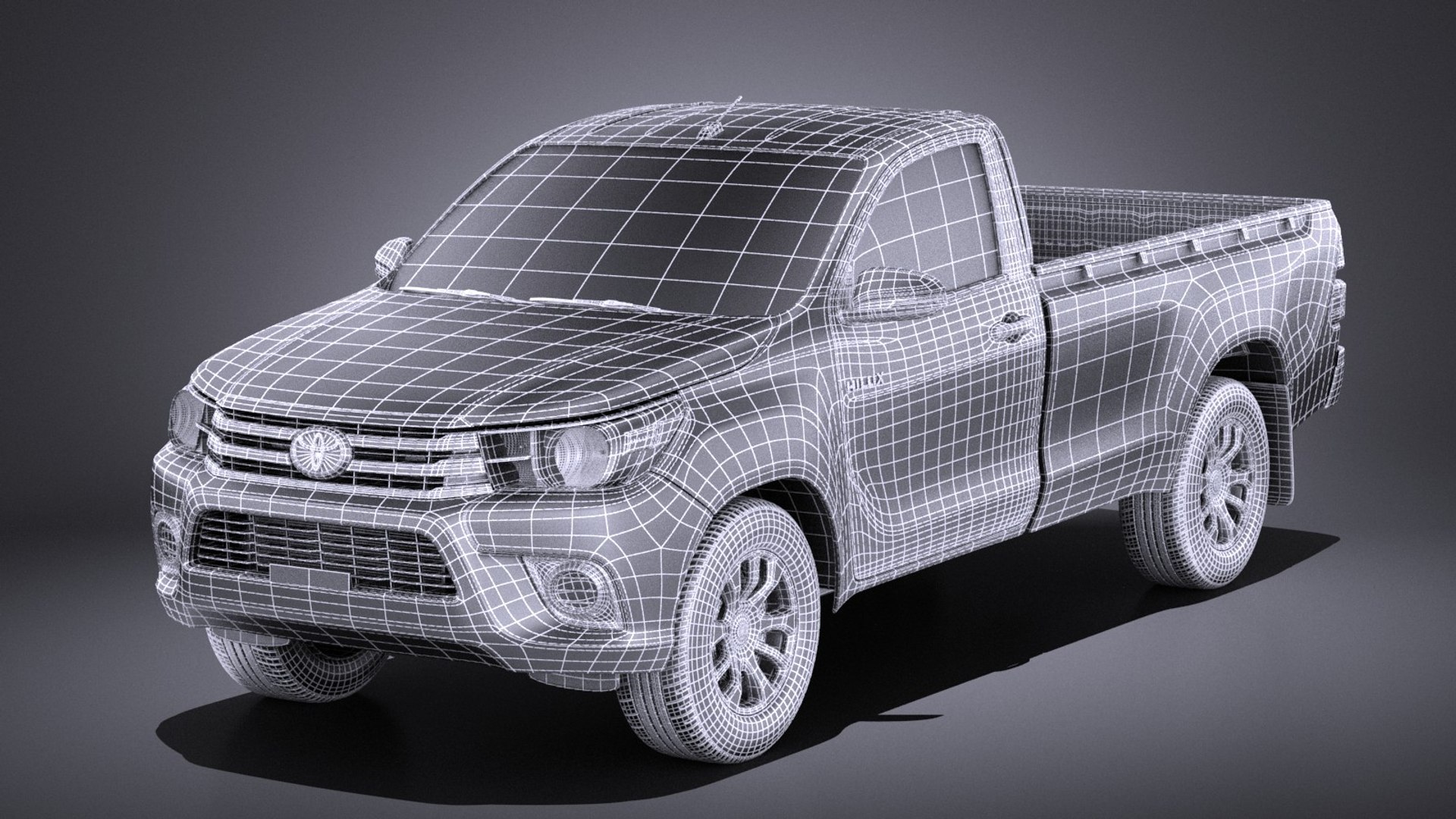 3D Model Toyota Single Cab - TurboSquid 1253017