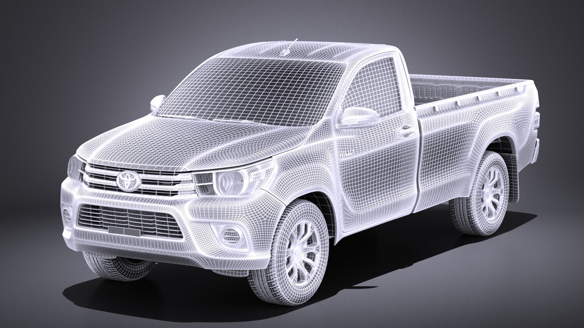3D Model Toyota Single Cab - TurboSquid 1253017