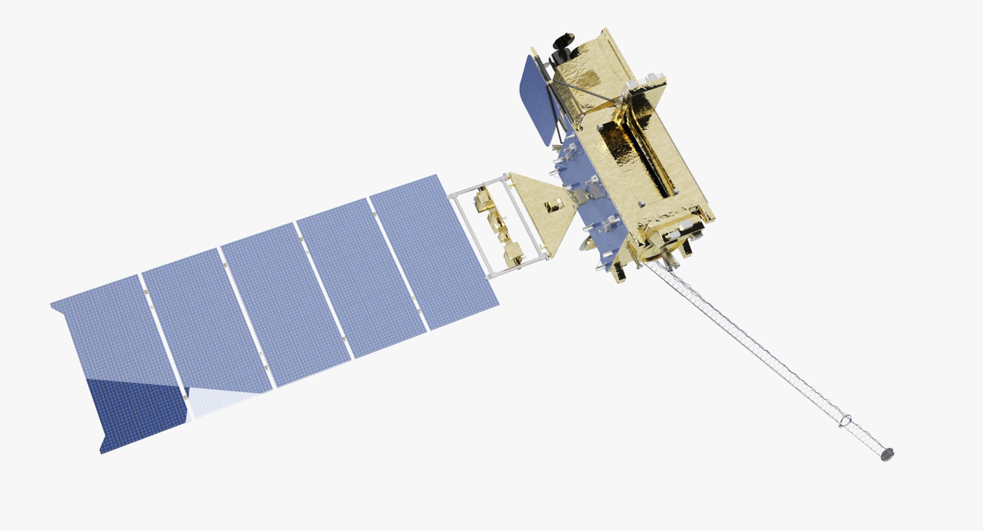 Satellite Goes R 3d Model
