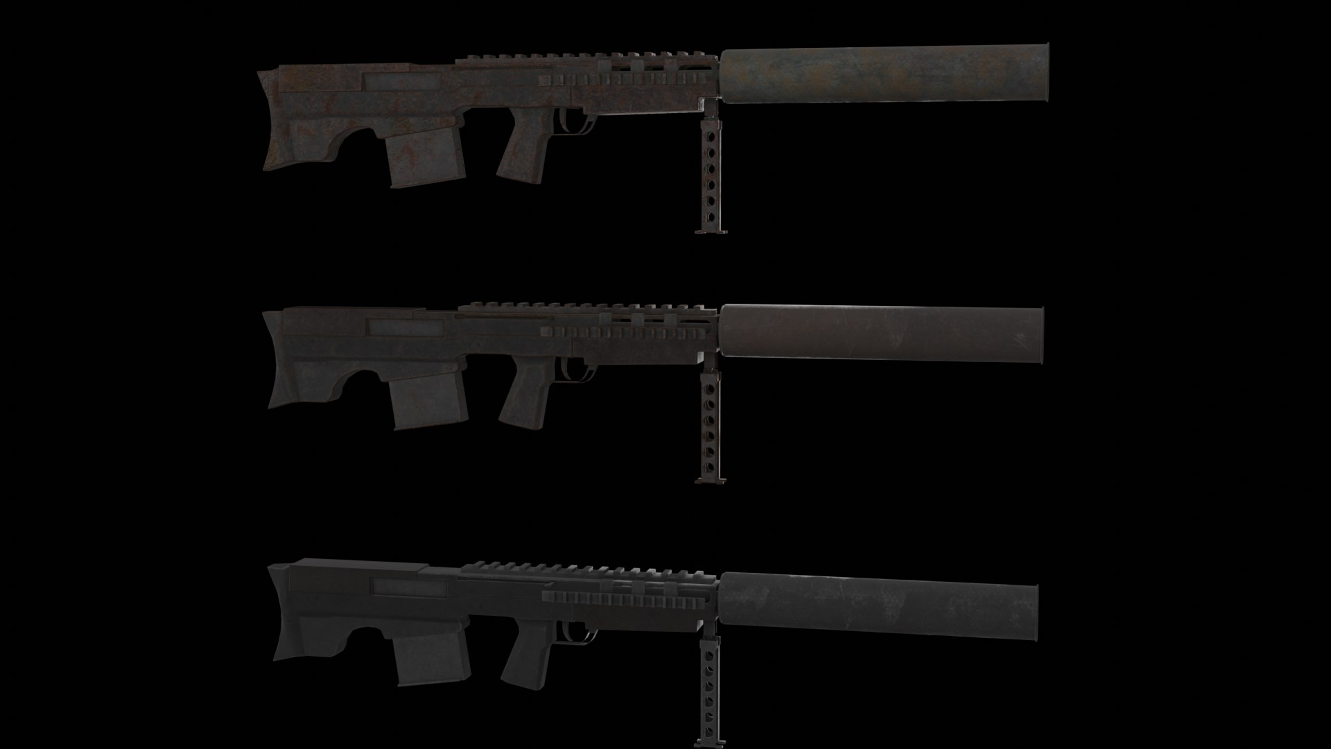 3D Model The VKS Sniper Rifle - TurboSquid 1967150