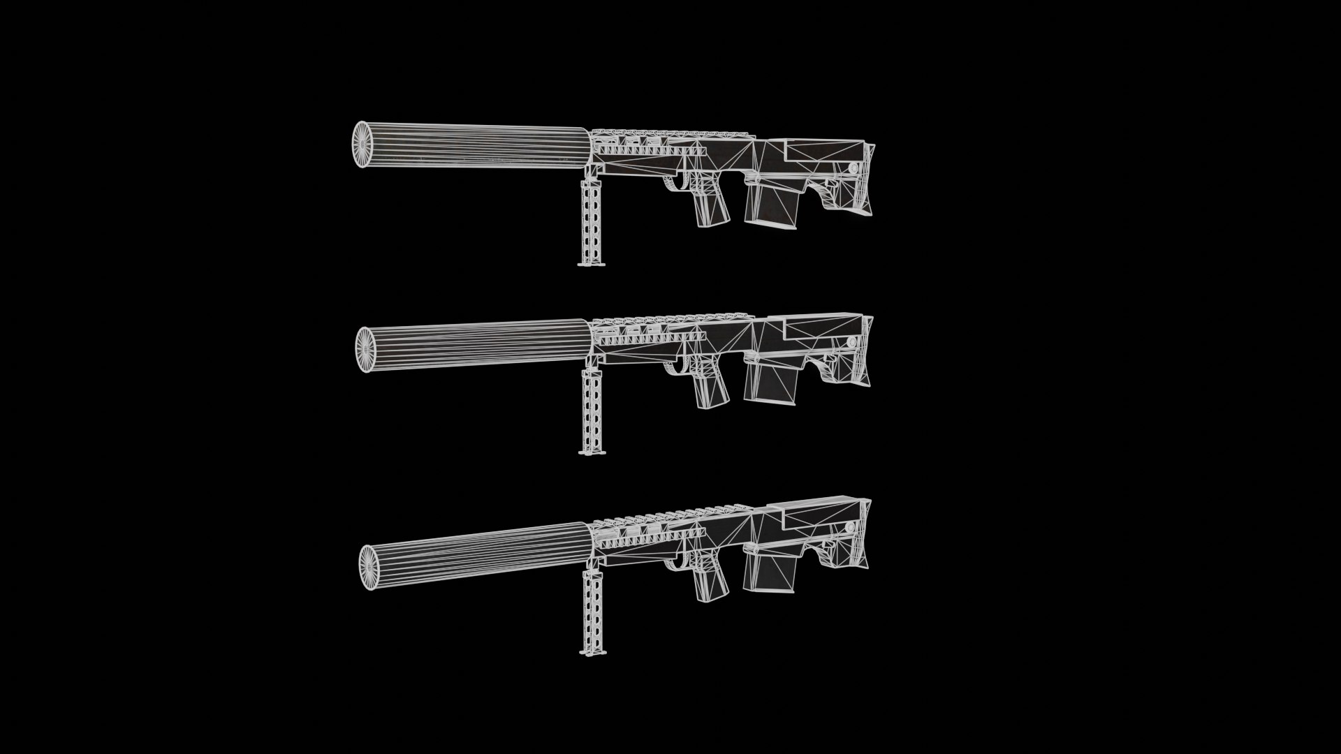 3D Model The VKS Sniper Rifle - TurboSquid 1967150