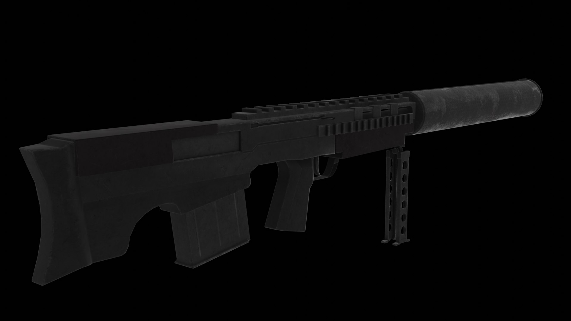 3D Model The VKS Sniper Rifle - TurboSquid 1967150