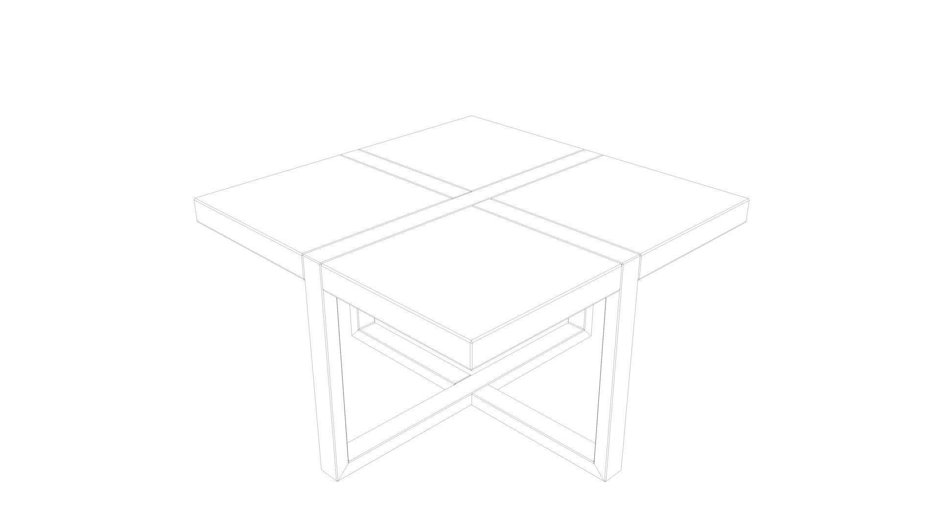 3D set coffee table model - TurboSquid 1605630
