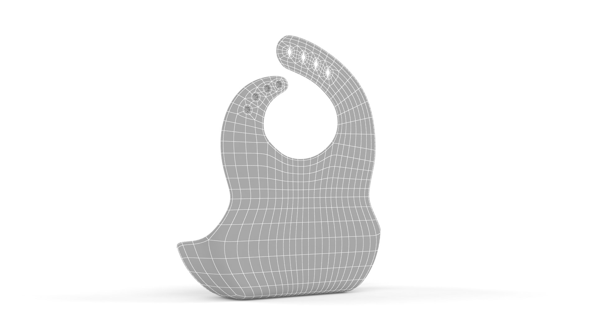 Silicone Bib 3D Model - TurboSquid 1807574