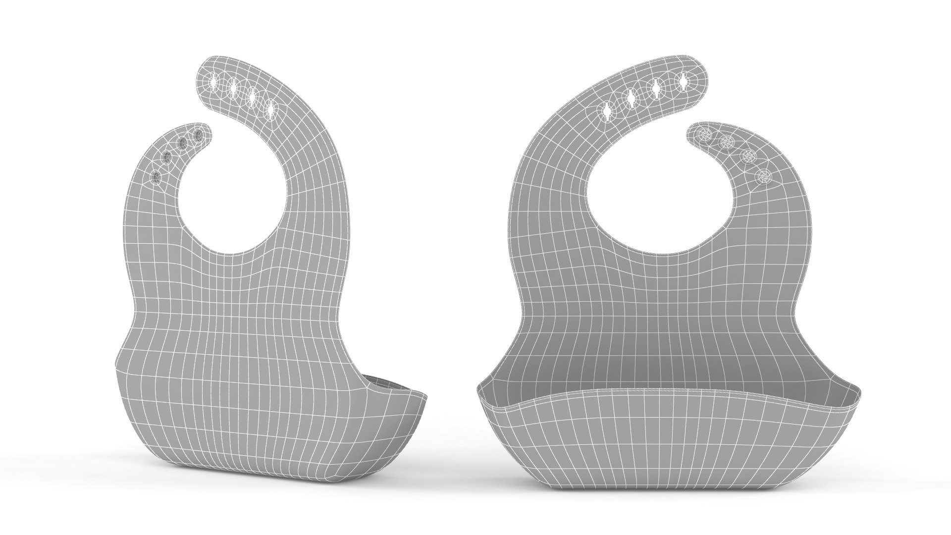 Silicone Bib 3D Model - TurboSquid 1807574