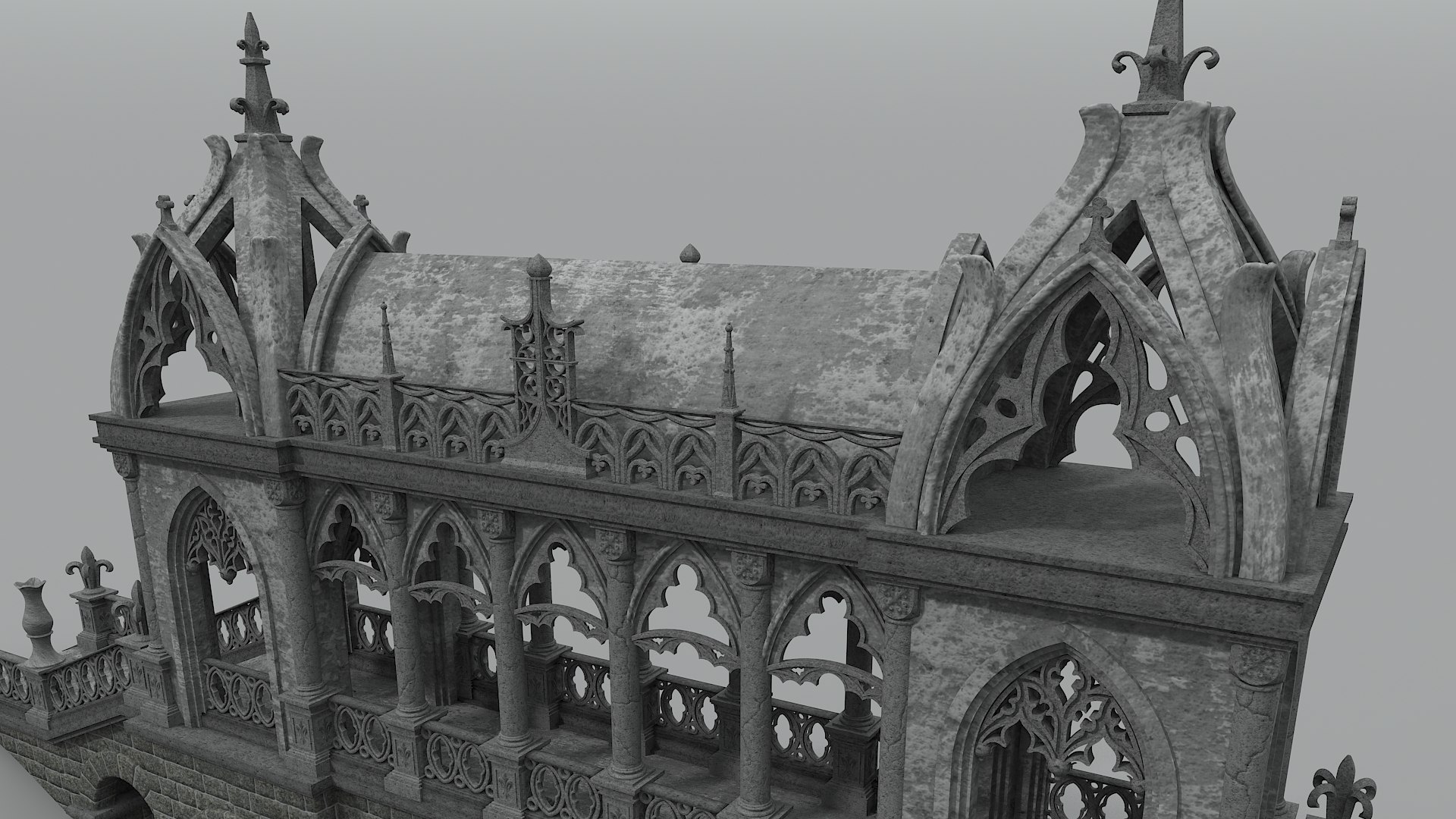 Gothic Bridge 3D Model - TurboSquid 1185373