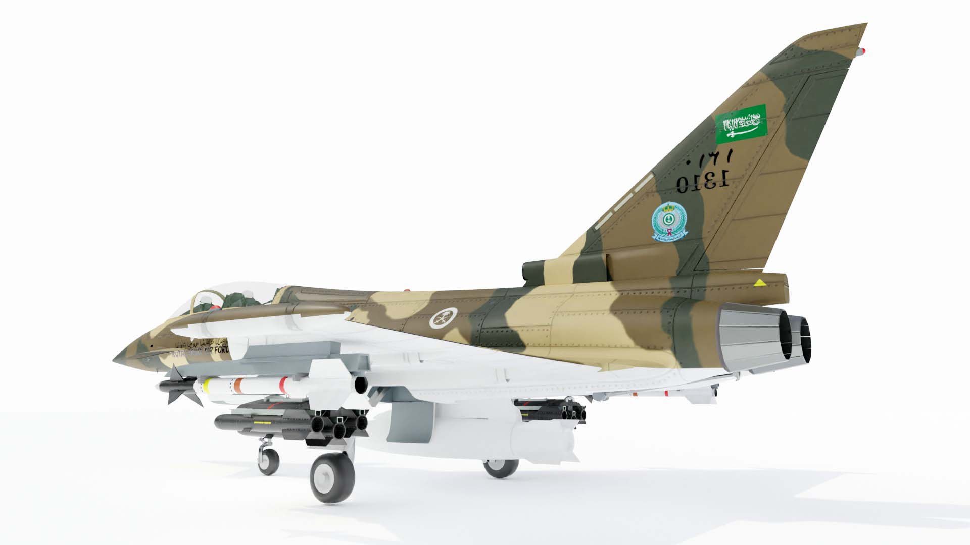 Eurofighter Typhoon Saudi Version 3ds