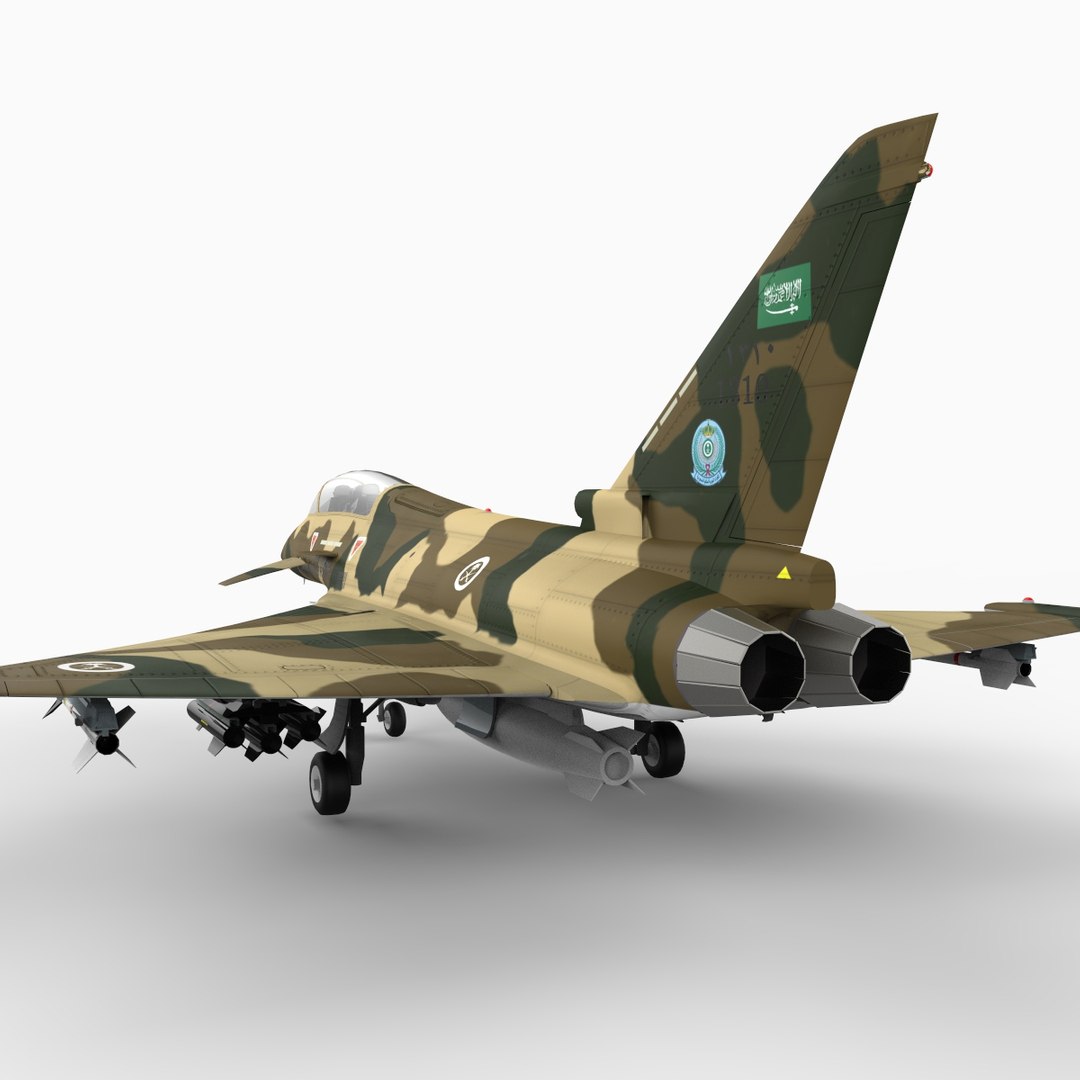 Eurofighter Typhoon Saudi Version 3ds